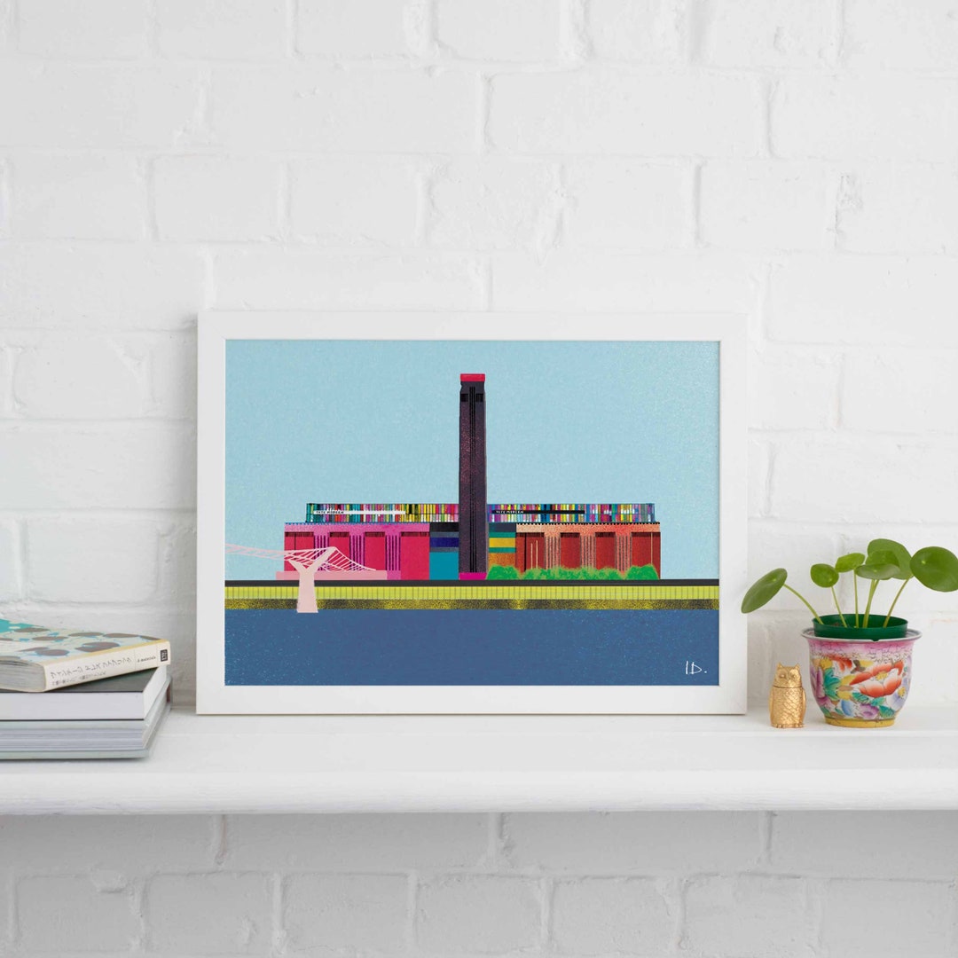 Tate Modern London Unframed Print, London Skyline, Art Gallery - Etsy