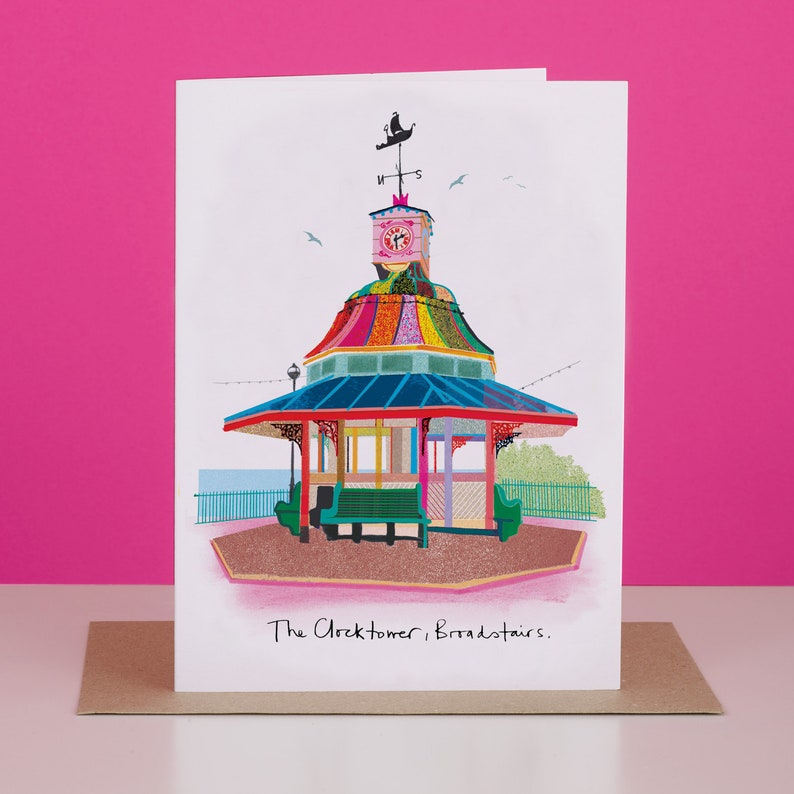Broadstairs Clockhouse Card Kent Art LM225 - Etsy