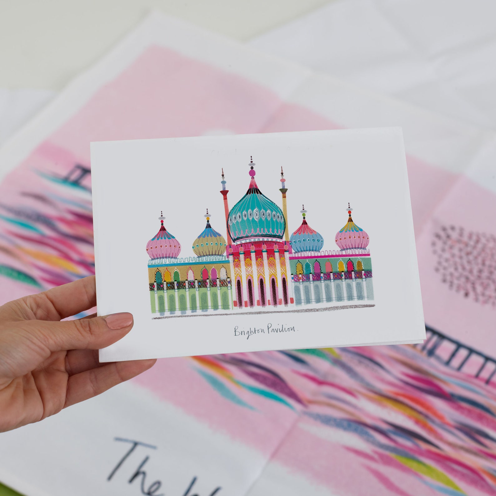 Brighton Pavilion Card Regency Landmark Sussex Seafront - Etsy