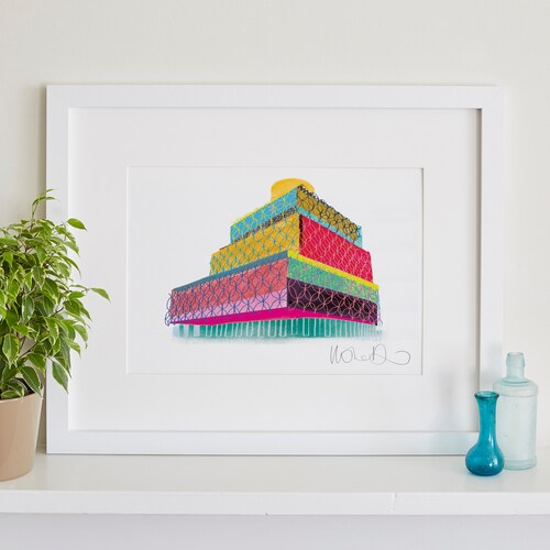 Birmingham Skyline Print Brummie Gift - Etsy