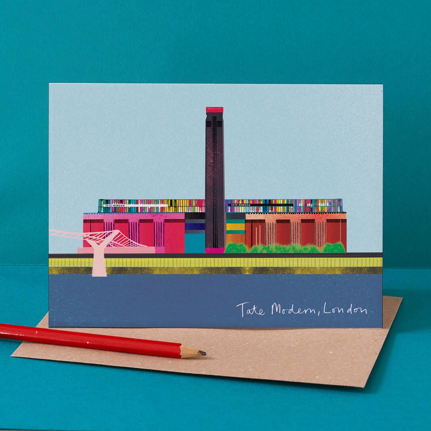 Tate Modern London Card, London Skyline, Art Gallery, LM153 - Etsy