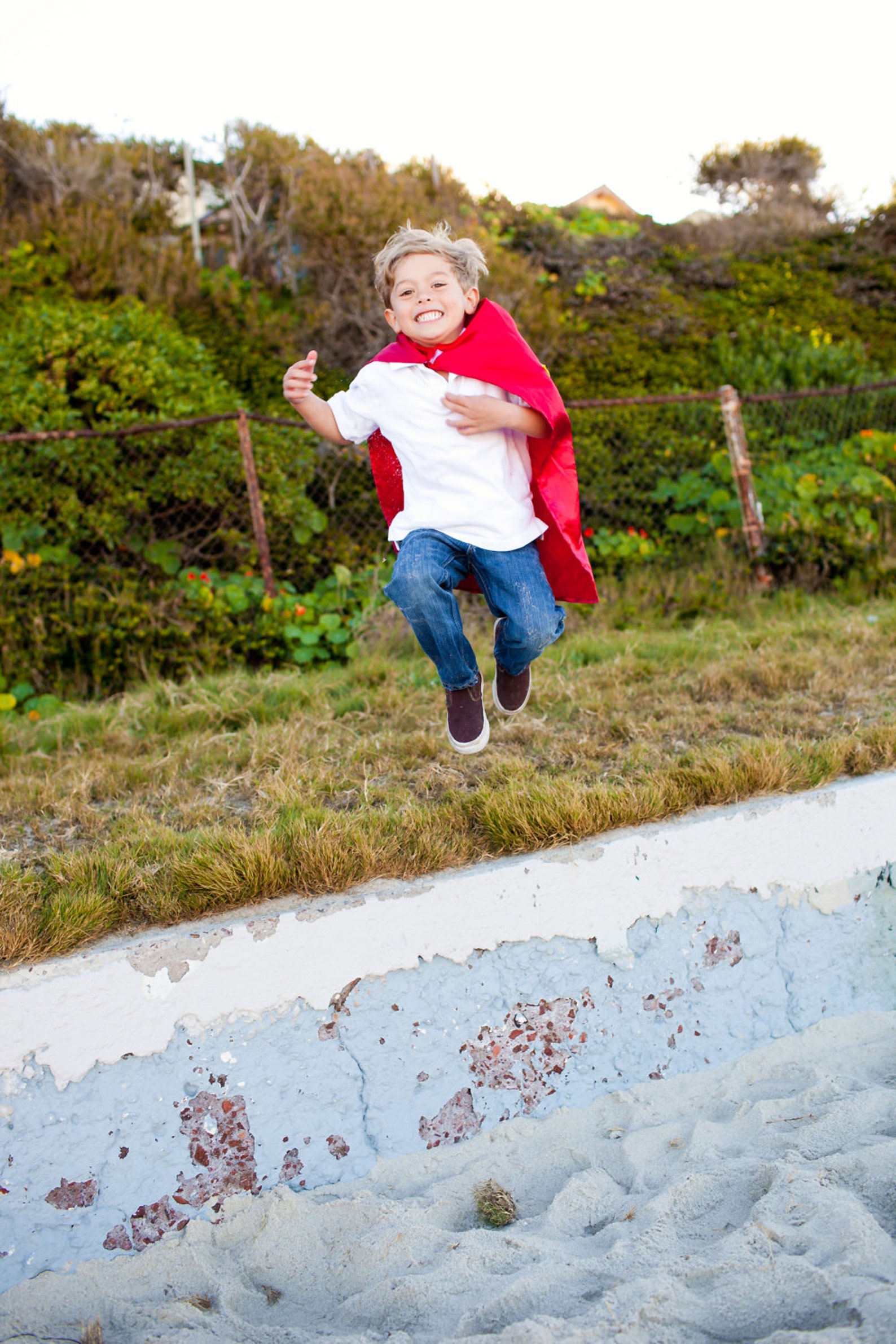 Kids Cape - Red With Yellow Star - Etsy