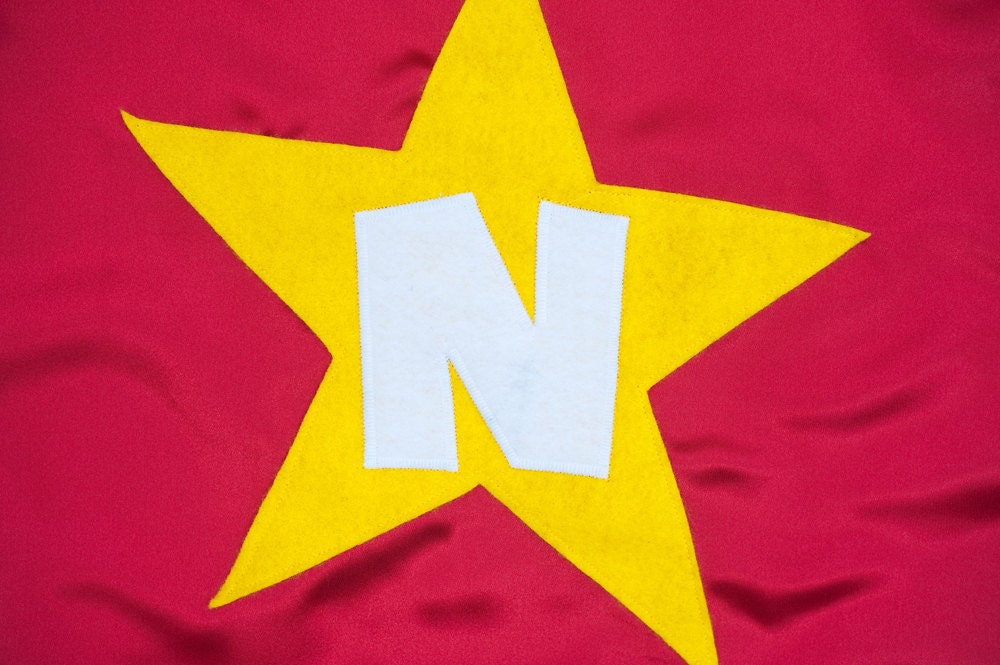 Kids Cape - Red With Yellow Star - Etsy