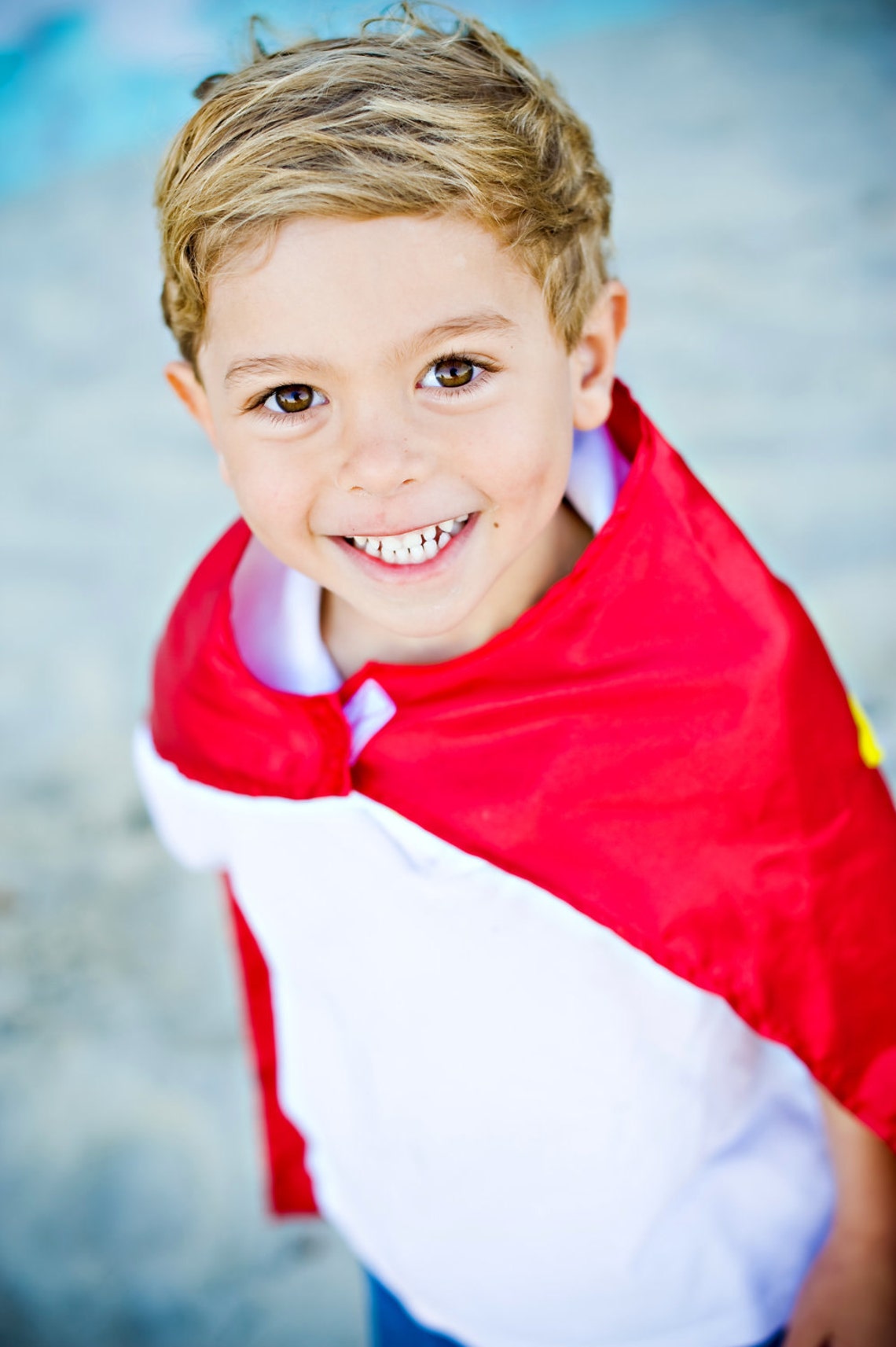 Kids Cape - Red With Yellow Star - Etsy
