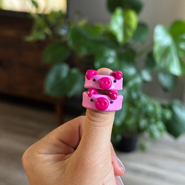 Pig Ring - Etsy