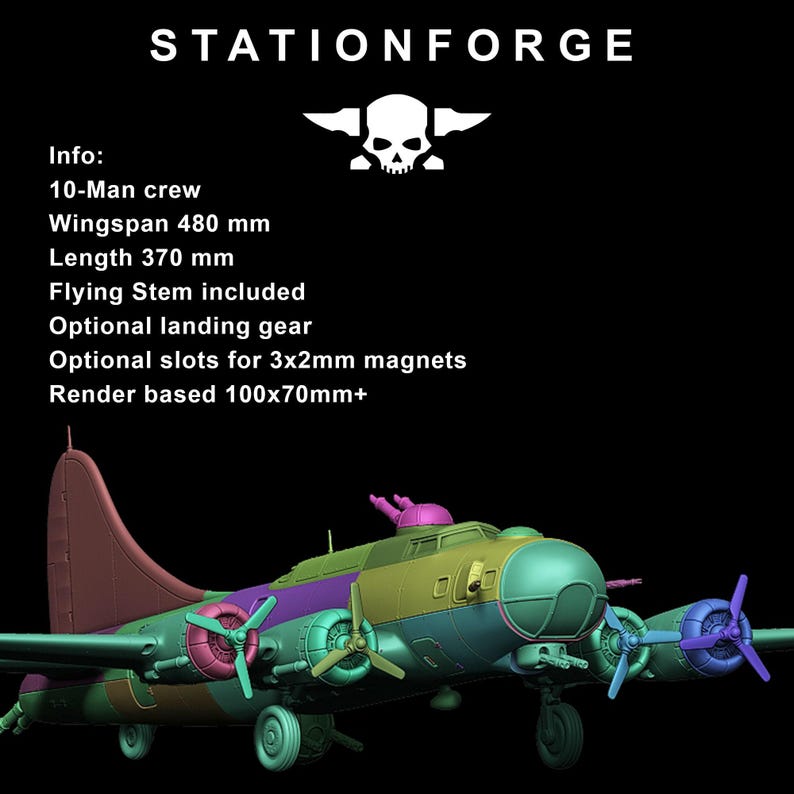 Grimguard Bomber Plane / Bomber / Jet / Sci Fi / Space / Table Top ...