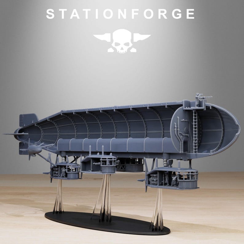 Grimguard Air Ship / Bomber / Blimp / Air / Gunship / Sci Fi / Space ...