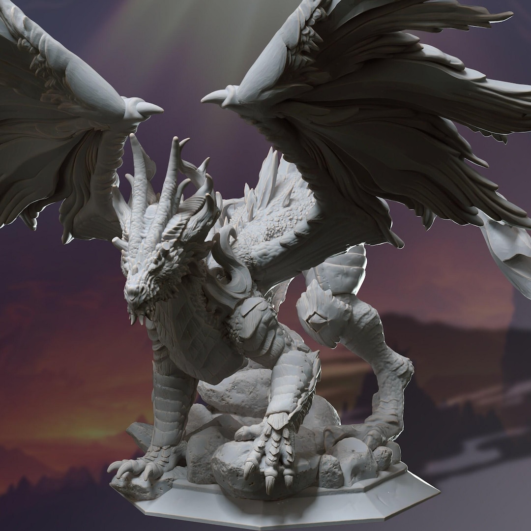 Ancient Lunar Dragon - Glanbeli / Dragon / Monster / Magic / Pathfinder ...