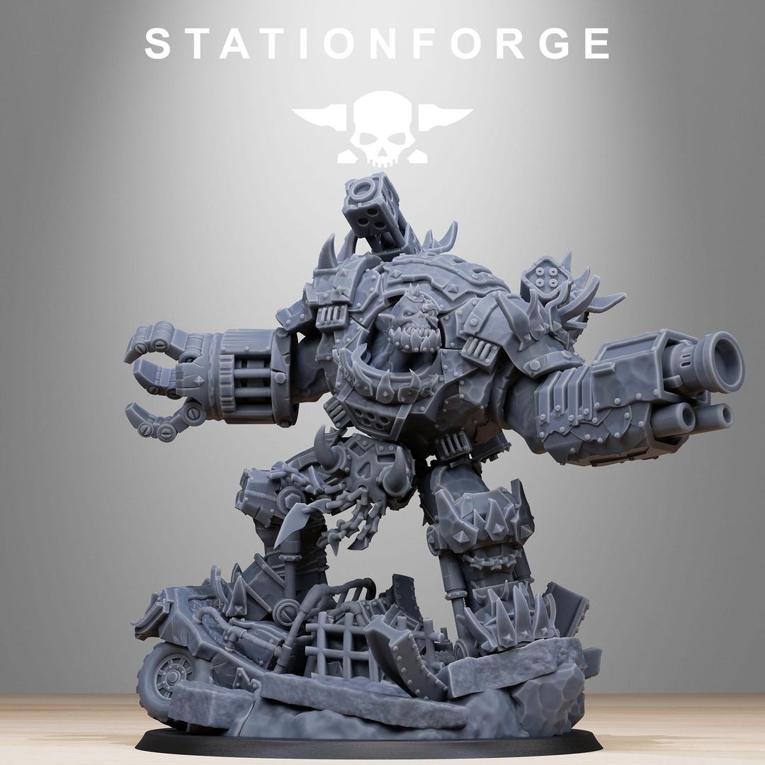 Orkaz Grand Nutta 2.0 / Mech Infantry / Orkaz / Orc / Robot / Sci Fi ...