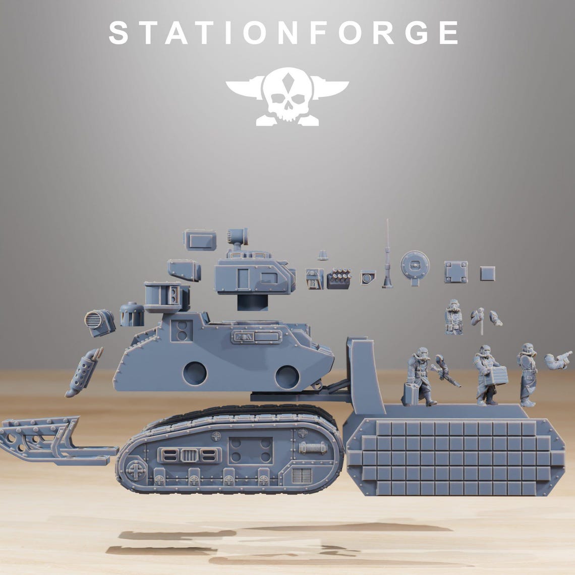 Grimguard Light Tank / Tank / Walker / Mech / Imperial / Sci Fi / Space ...