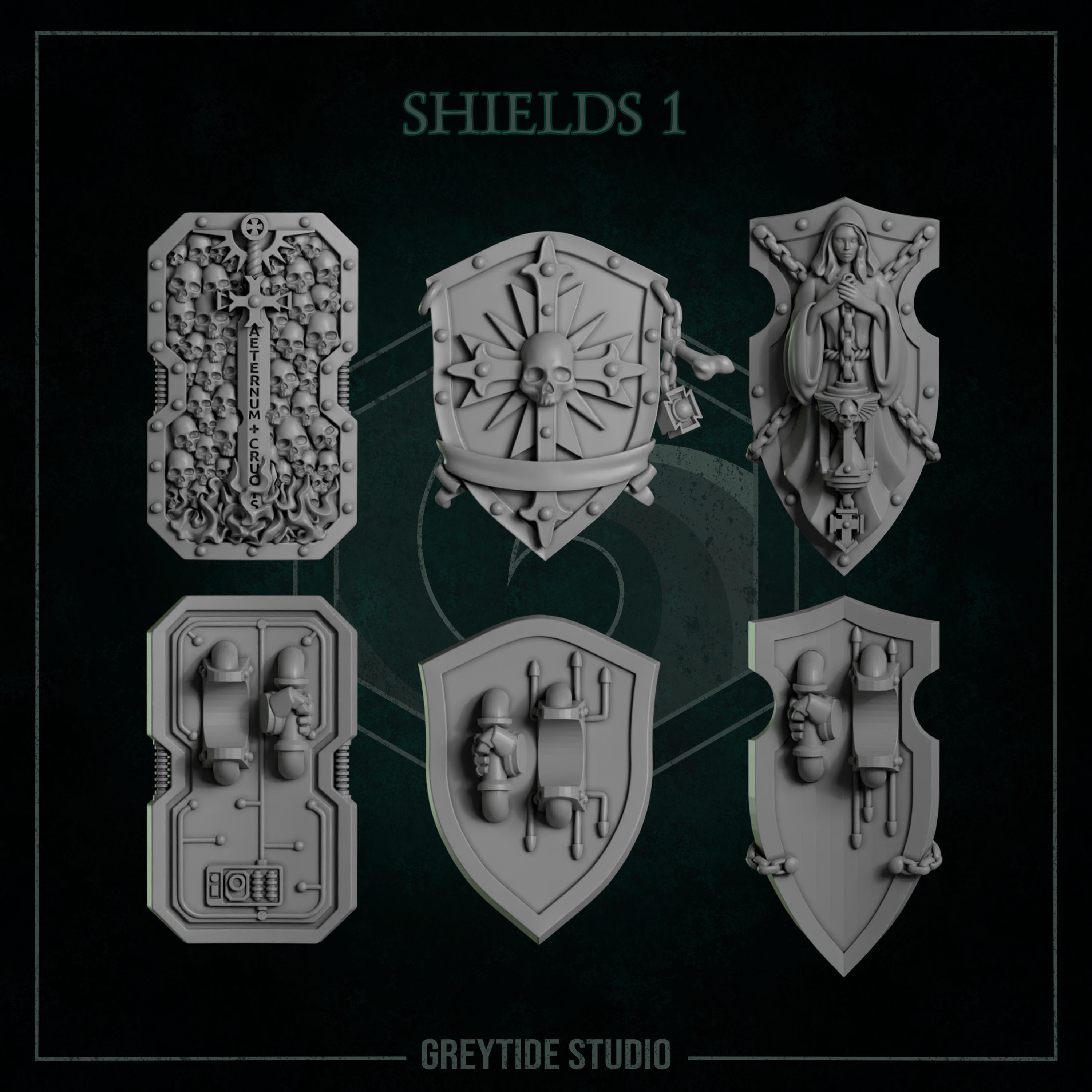 Shield Packs 1-3 / Power / Breacher / Imperial / Marine / Pilgrim ...