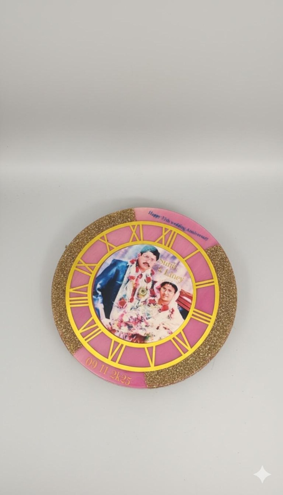 Customised Photo Resin Wal Clock - Etsy
