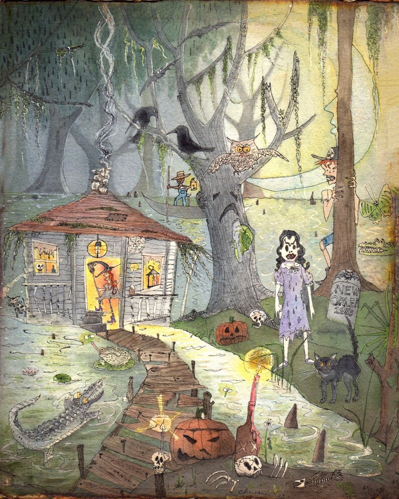 Swamp Witch - 8x10 Digital Print - Etsy