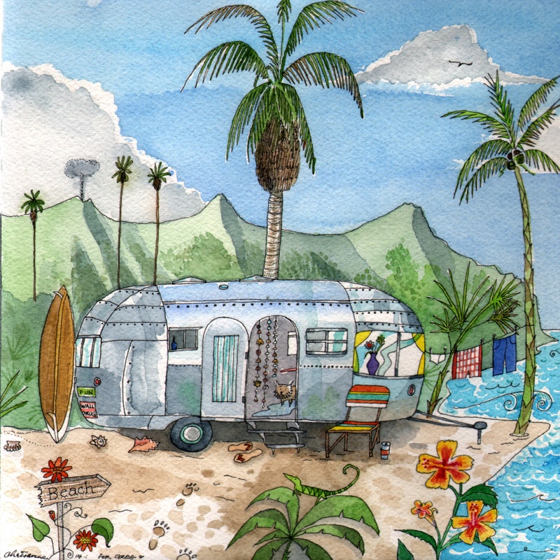 Airstream Art - Etsy