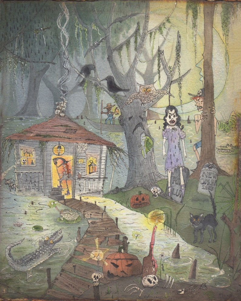 Swamp Witch 8x10 Digital Print - Etsy