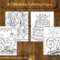 67 Coloring Sheet - Etsy