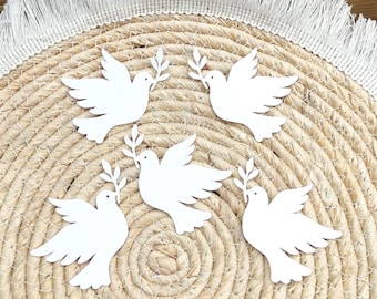 Dove Paper Cut Outs – Paper Doves, Dove Die Cuts for Scrapbooking ...