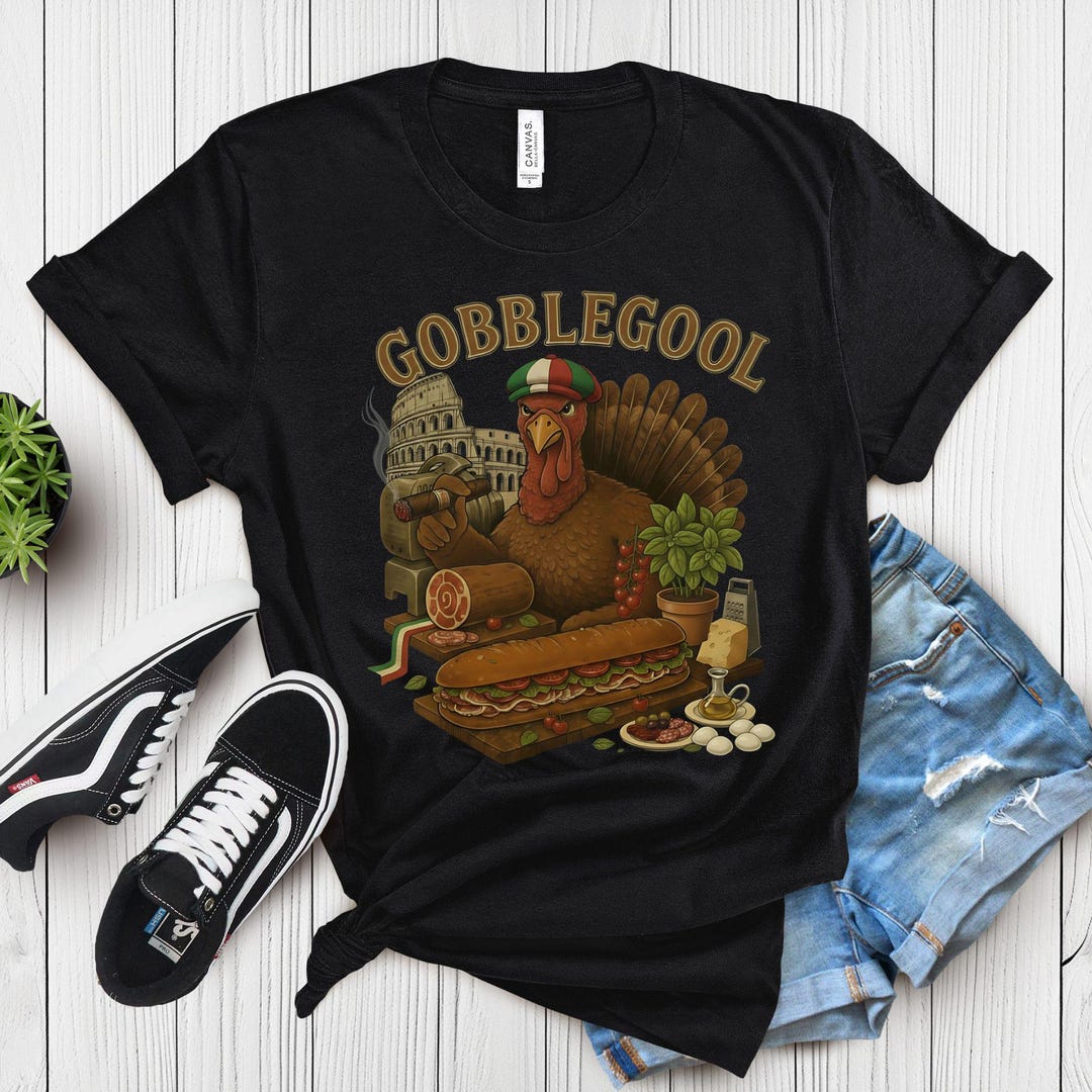 Gobblegool Shirt | Funny Italian Thanksgiving Tee | Comfort Colors ...