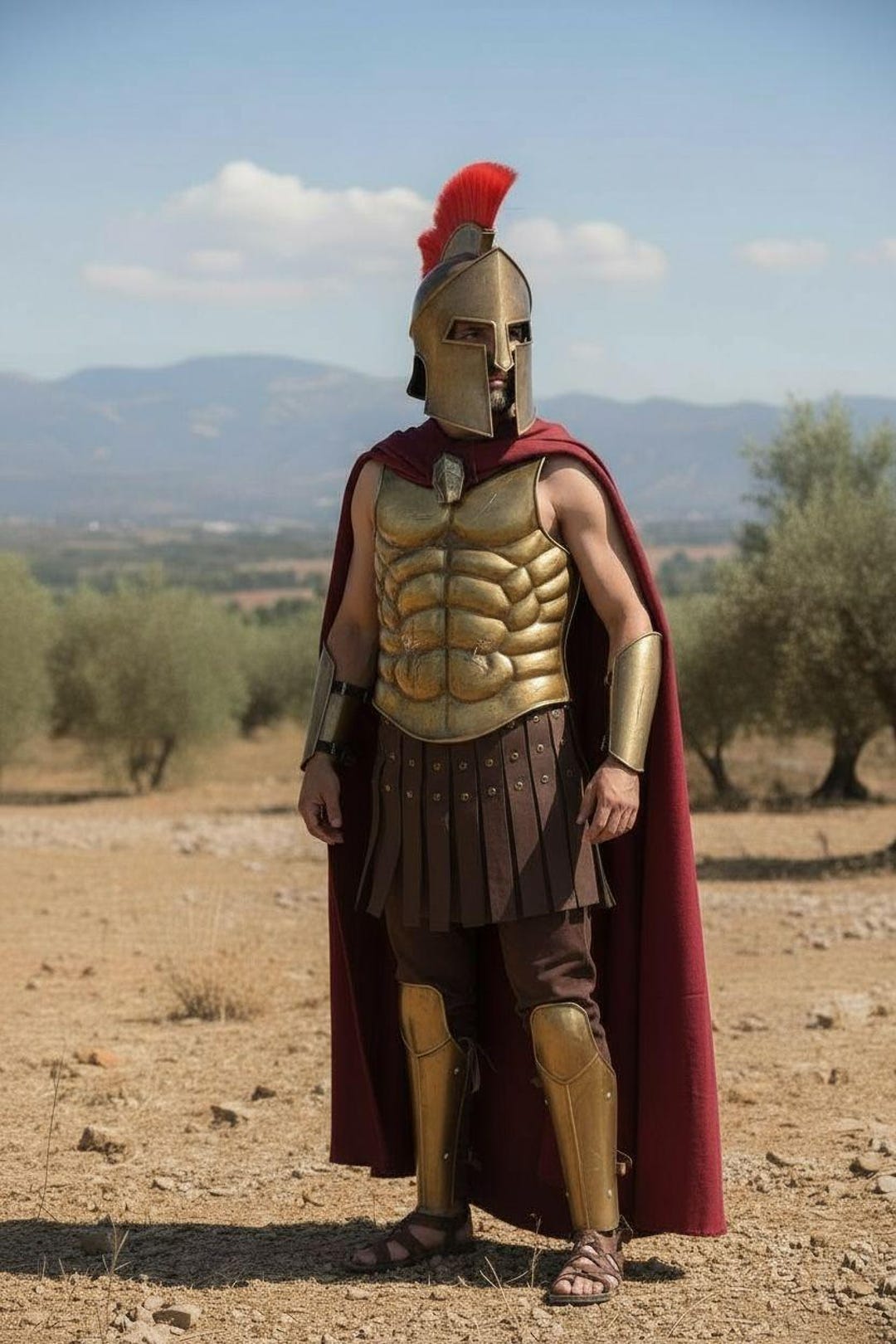 Spartan Leonidas Full Body Armor Set - 300 Spartan Warrior Costume Set ...