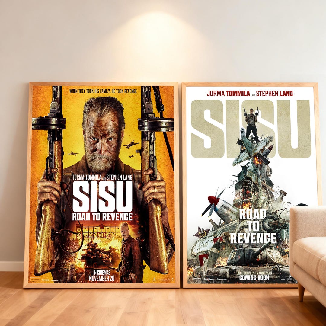 Sisu Road to Revenge Movie Poster | High-definition Replica Canvas ...