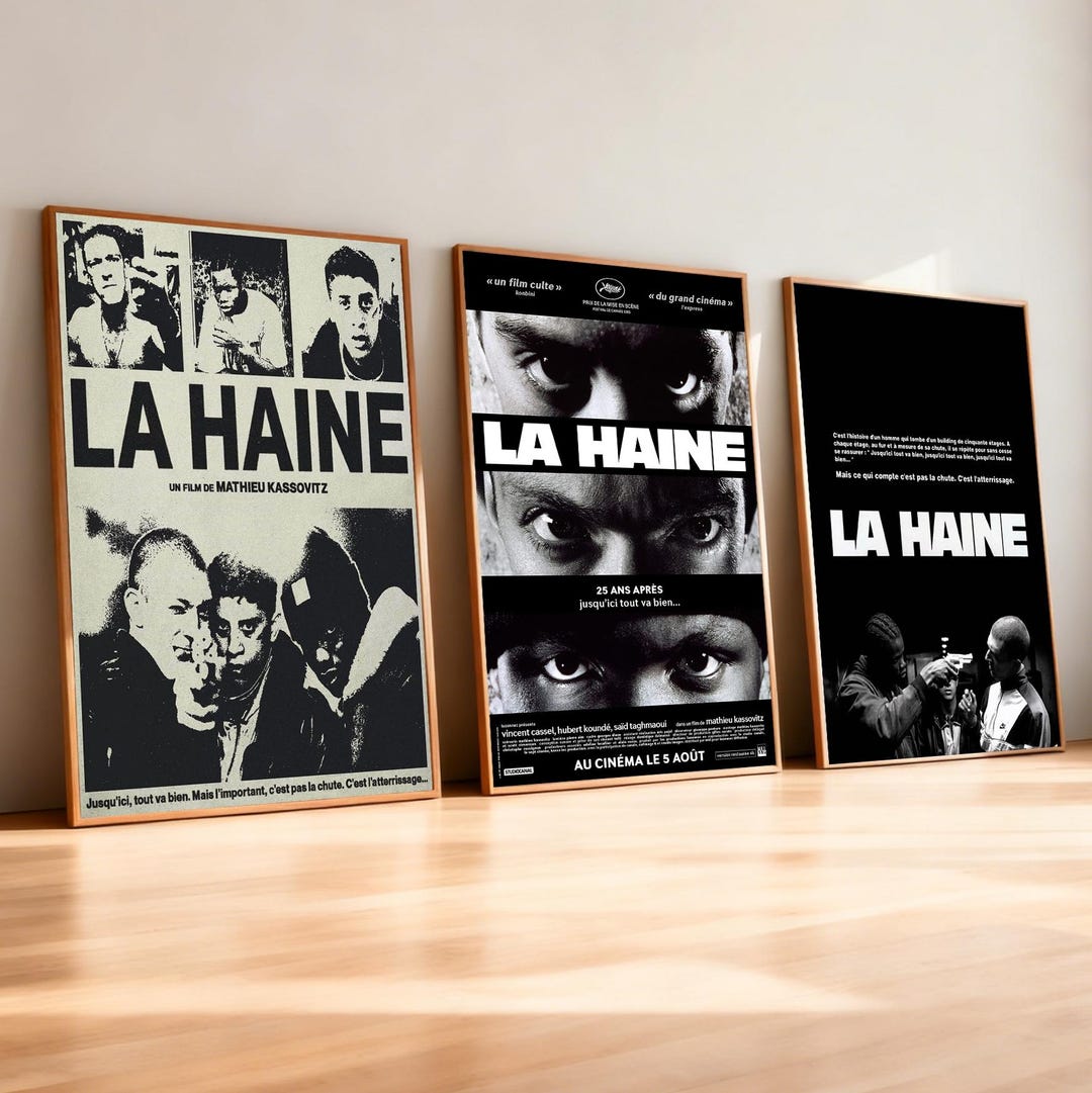 La Haine Movie Poster | High-definition Replica Canvas Printing ...