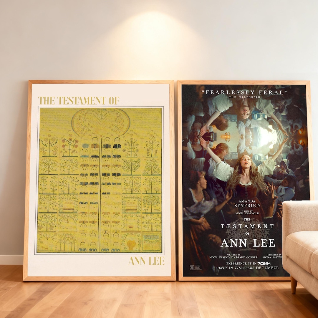 The Testament of Ann Lee Movie Poster | High-definition Replica Canvas ...