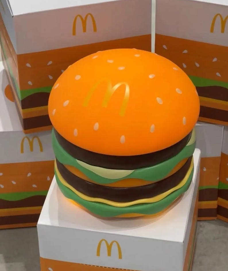 Mcdonald's Big Mac / Fries Table Lamp, Night Light, Limited Edition ...