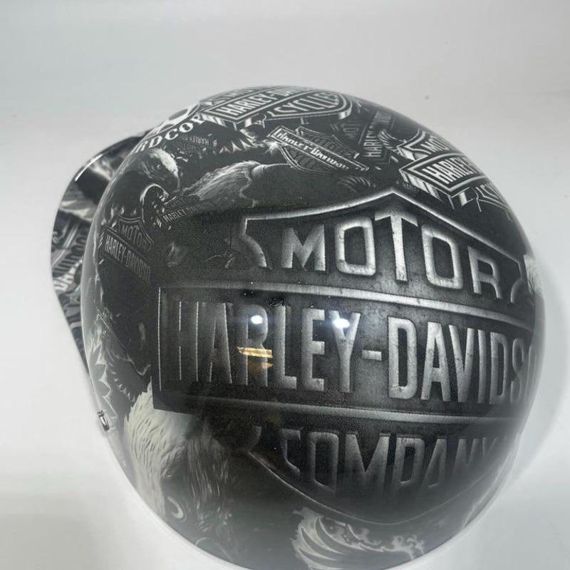 Harley Baseball Helmet - Etsy