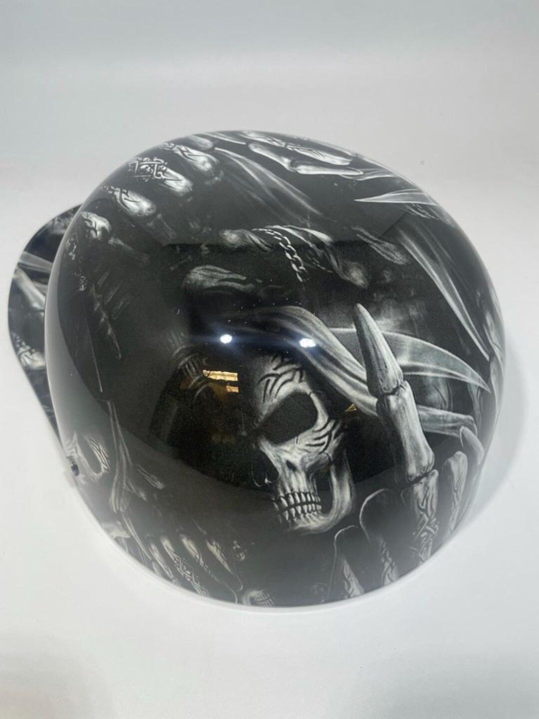 Bad Ass Reaper Baseball Cap Motorcycle Helmet - Etsy