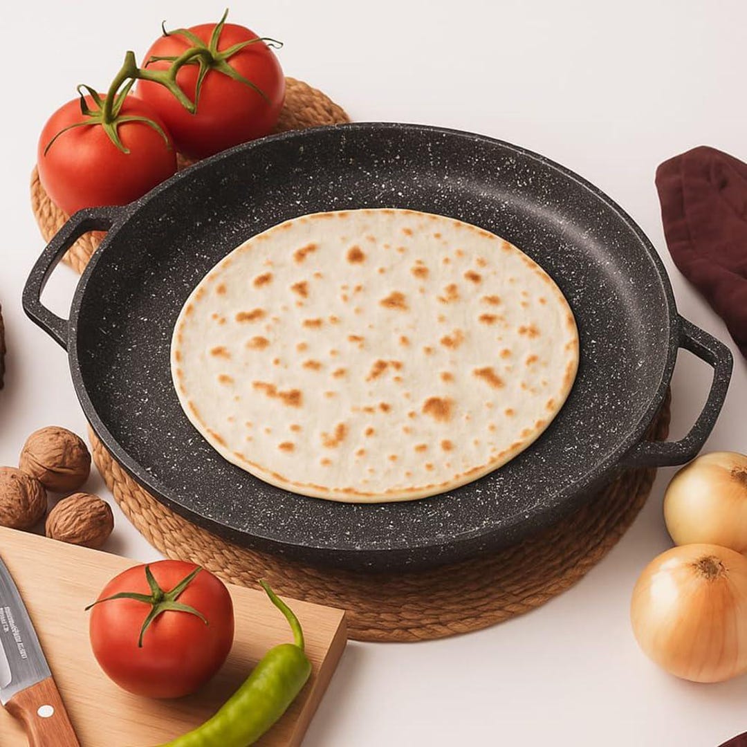 12" Cast Iron Comal for Tortillas - Authentic Mexican Griddle Pan - Pre ...