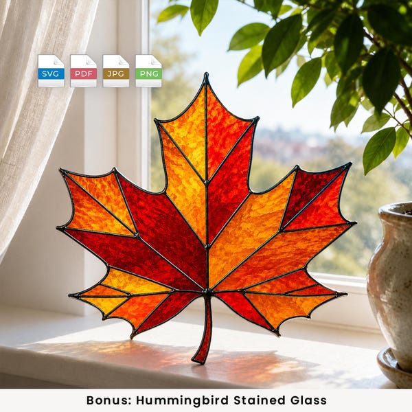 Fall Stained Glass Patterns - Etsy