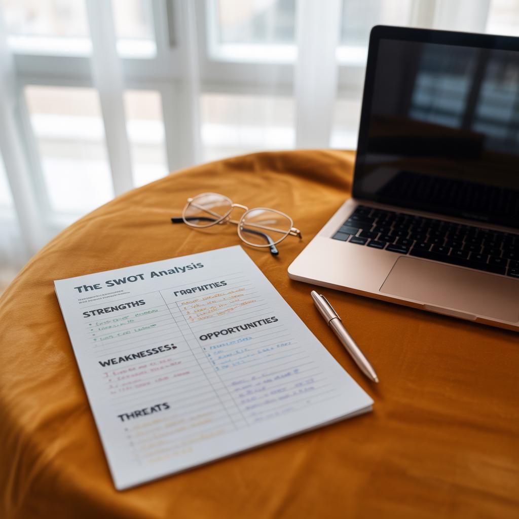 SWOT Analysis Template | Editable Canva Template | Business Strategy ...