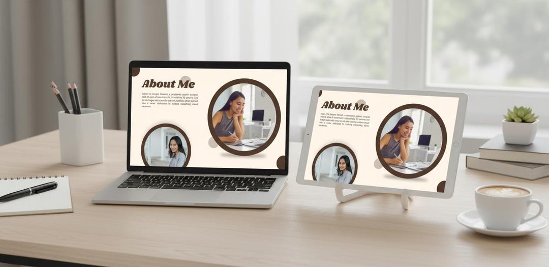 Portfolio Canva Template | Editable Creative Showcase | Resume & Work ...