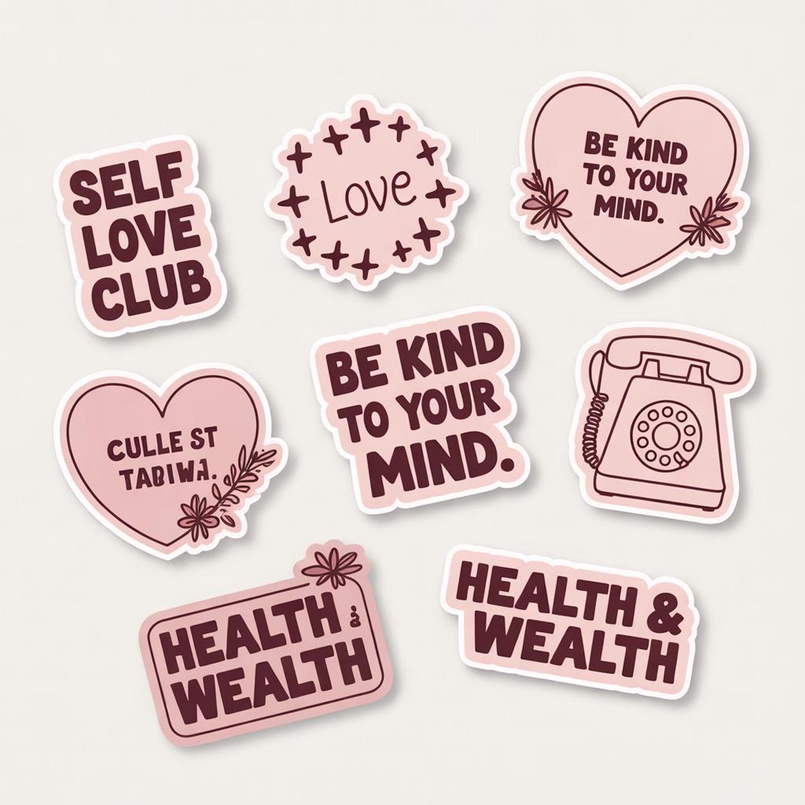 Editable Sticker Sheet Template: DIY Canva Design Digital Download - Etsy