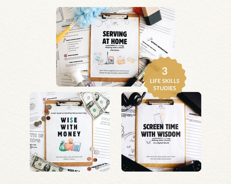 Christian Homeschool Unit Study Bundle | Serving at Home, Wise With ...