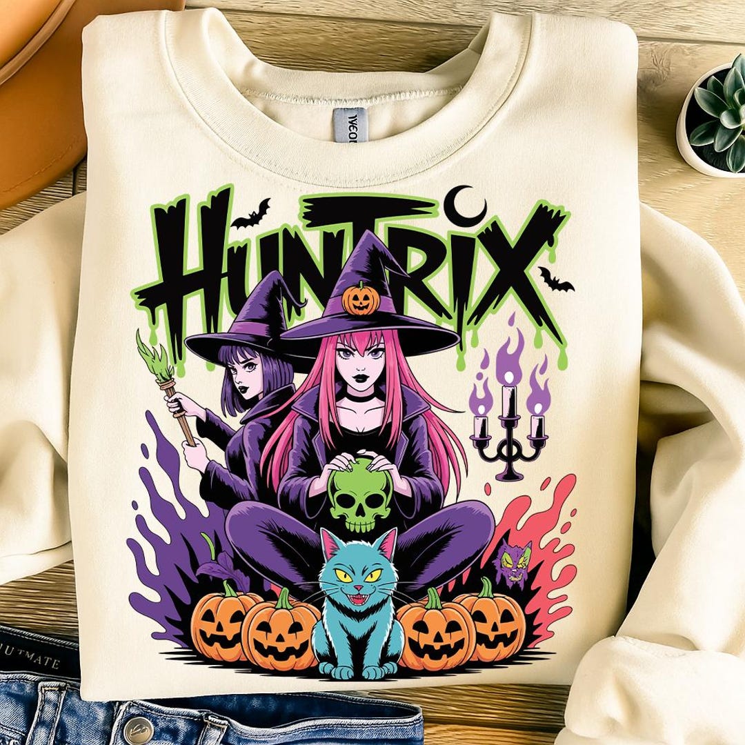 K Pop Demon Hunters Png, Spooky Huntrix Halloween PNG, Kpop Demon ...