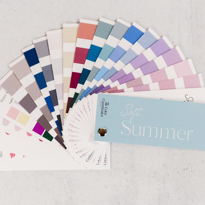 Soft Summer Color Swatches - Etsy
