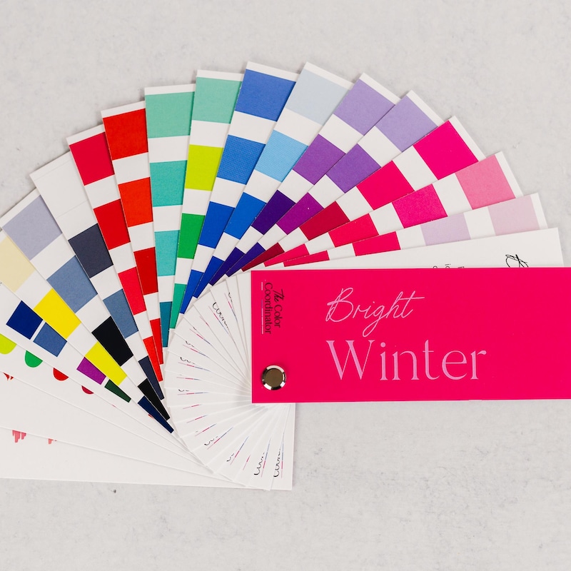 Winter Color Swatches - Etsy