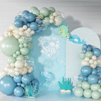 Blue and Green Balloon Tower Kit | Beach Balloons | the Big One ...