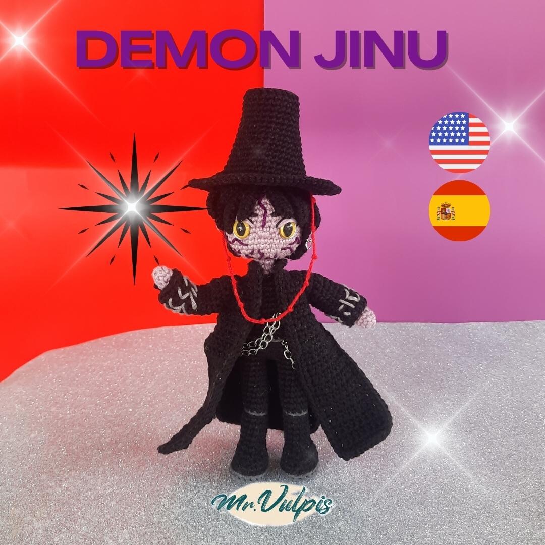 CROCHET PATTERN Demon Jinu (saja Boys) - Etsy