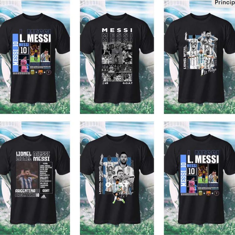 Messi Shirt Template - Etsy