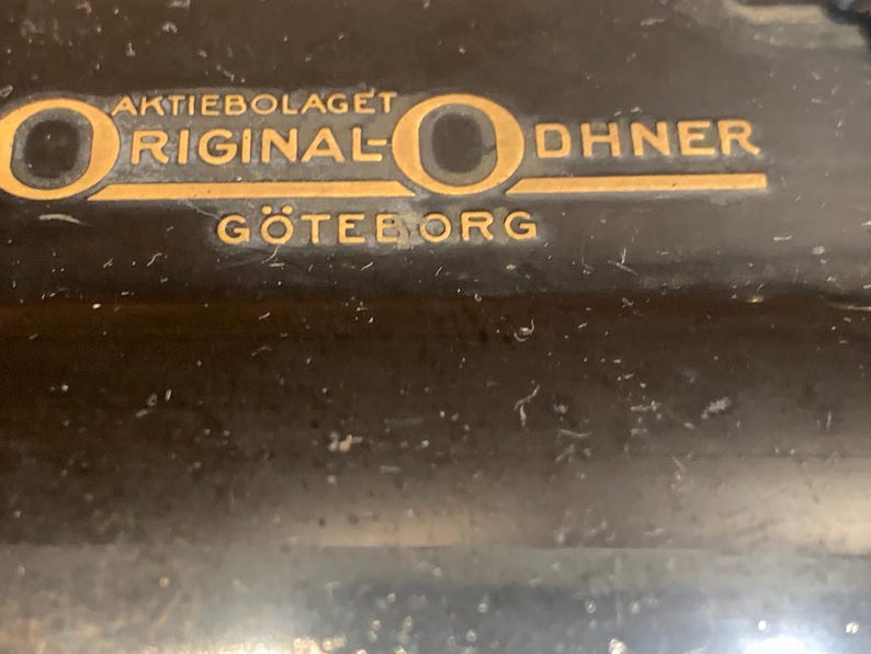 Rare Original Odhner Pinwheel Calculator – Antique Mechanical Computing ...