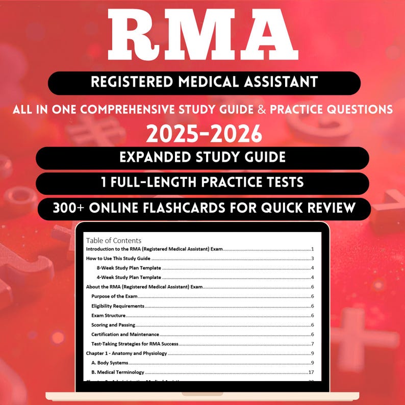 RMA Test Exam 2026 | RMA Study Guide With Full-length Practice Test ...