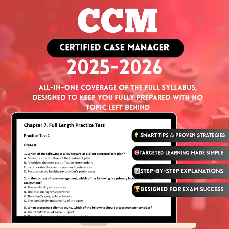 CCM Study Guide 2026 | CCM Exam | Certified Case Manager | CCM Ebook ...