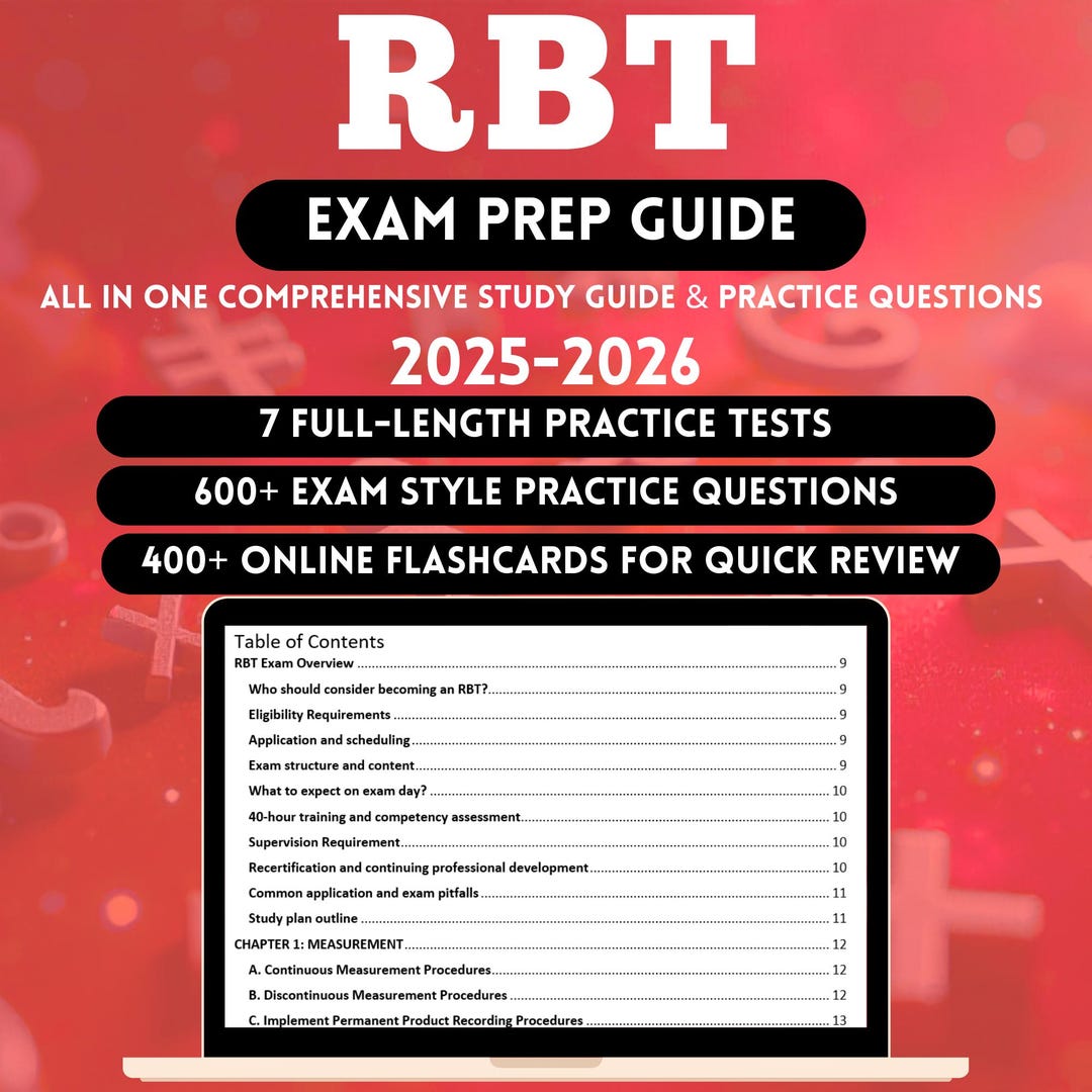 RBT Exam Study Guide 2026 | RBT Exam | RBT Study Guide | Registered ...