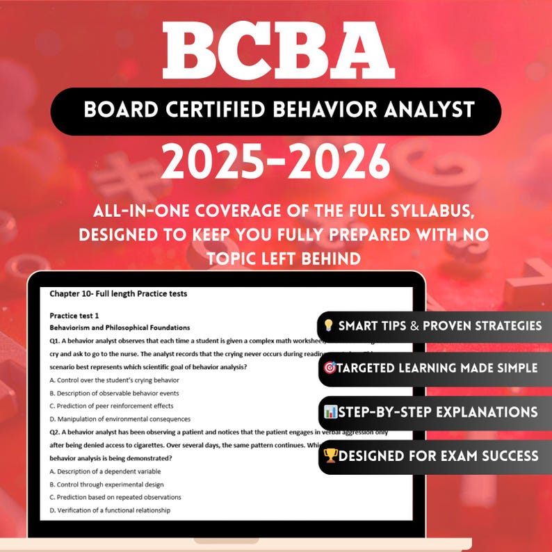 Bcba Study Guide 2026 | Bcba Exam | Bcba Study Guide Florida 2026 ...