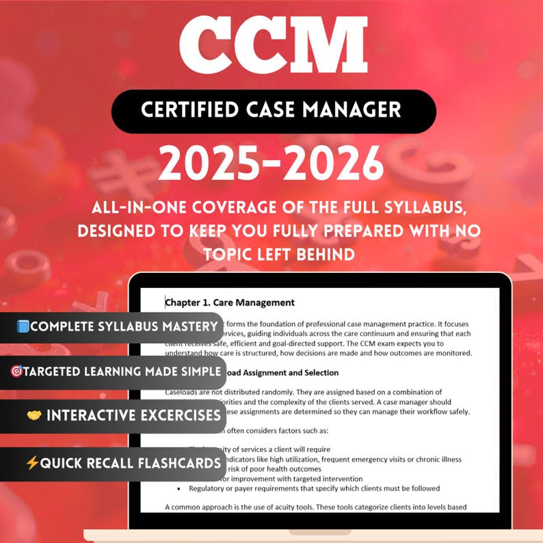 CCM Study Guide 2026 | CCM Exam | Certified Case Manager | CCM Ebook ...