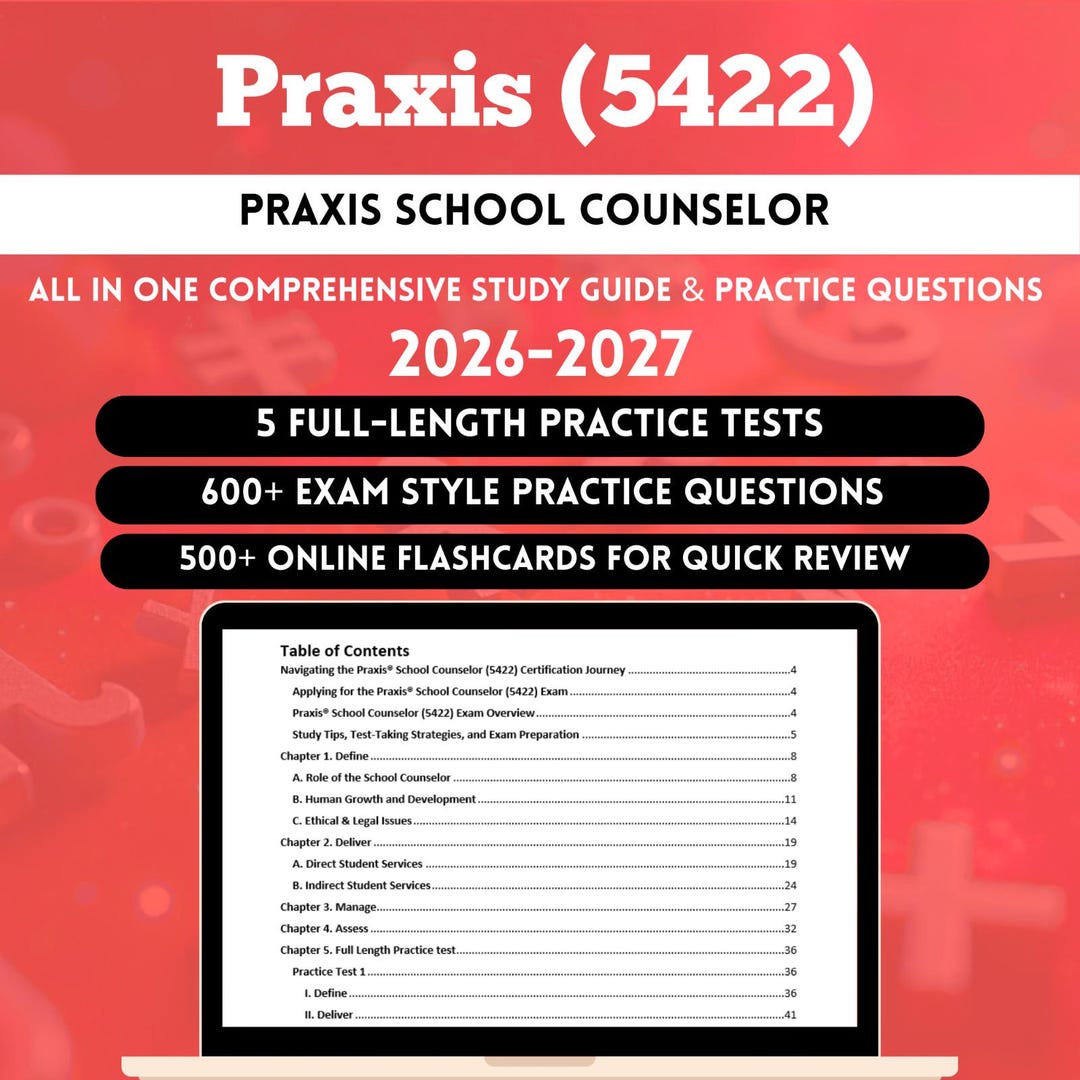 Guide d'étude Praxis 5422 2026 | 5422 Praxis | Guide d'étude Helwig ...