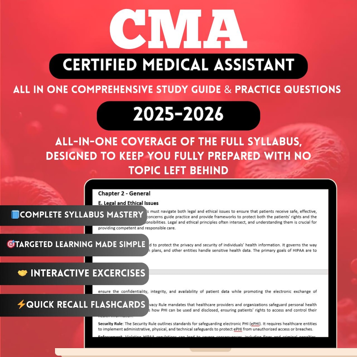 CMA Study Guide 2026 | CMA Exam | Certified Medical Assistant Exam ...