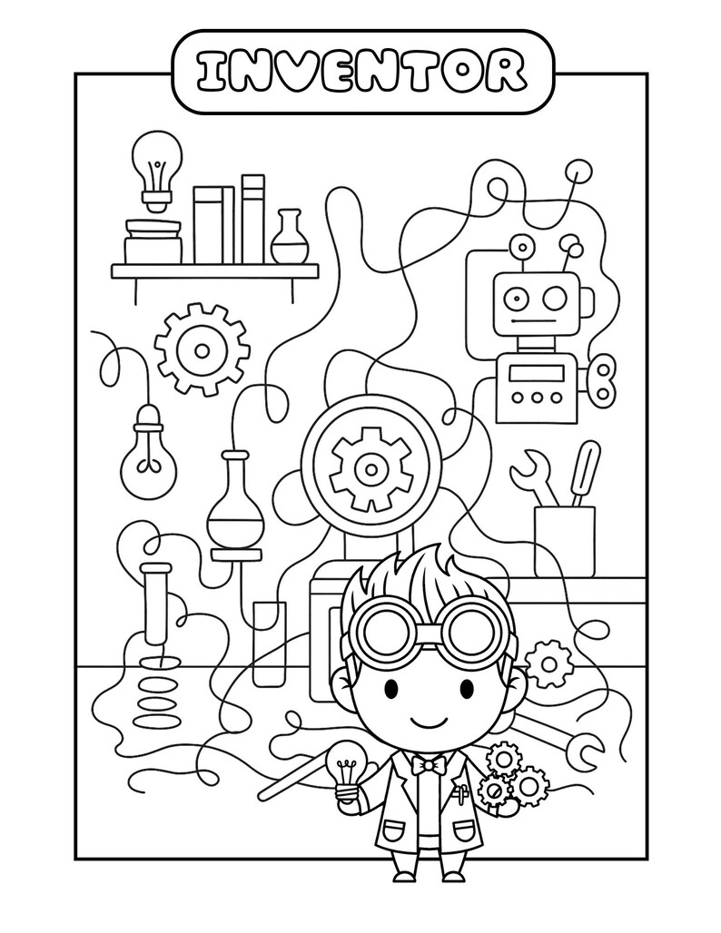 ABC Career People Coloring Pages | Educational Alphabet & Career ...
